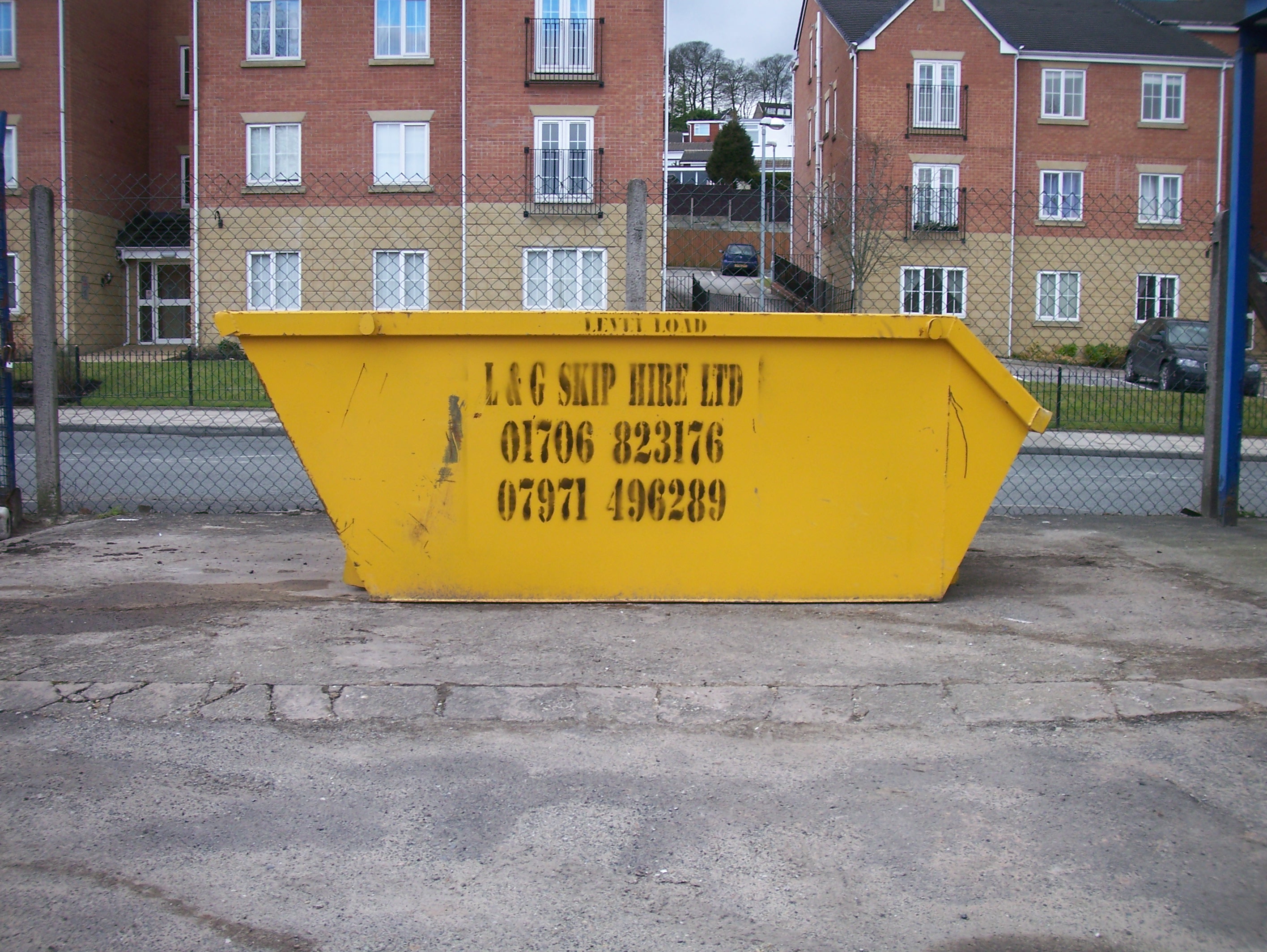 Prices & Services | L & G Skip Hire Ltd